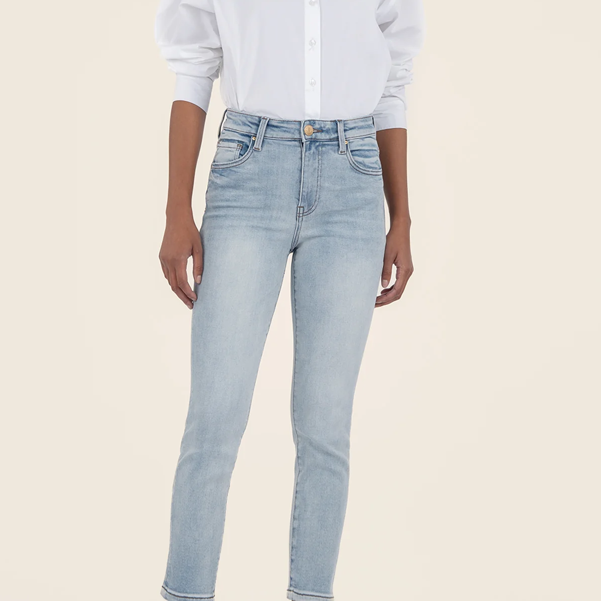 Catherine High Rise Crop Straight Leg- Conscious w/ Med Base – Rooted ...