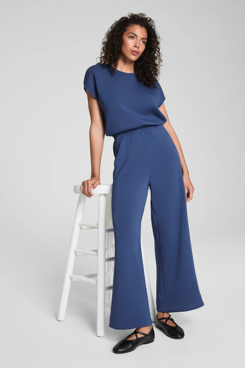 Air Essentials Cap Sleeve Cinched Jumpsuit – Rooted Boutique